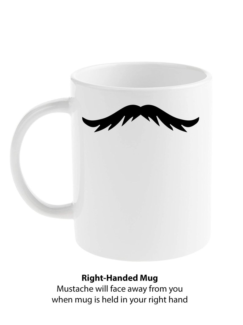 Mug-stache Mustache Coffee Mug | "the Rockstar Mustache" | 15 Oz White ...