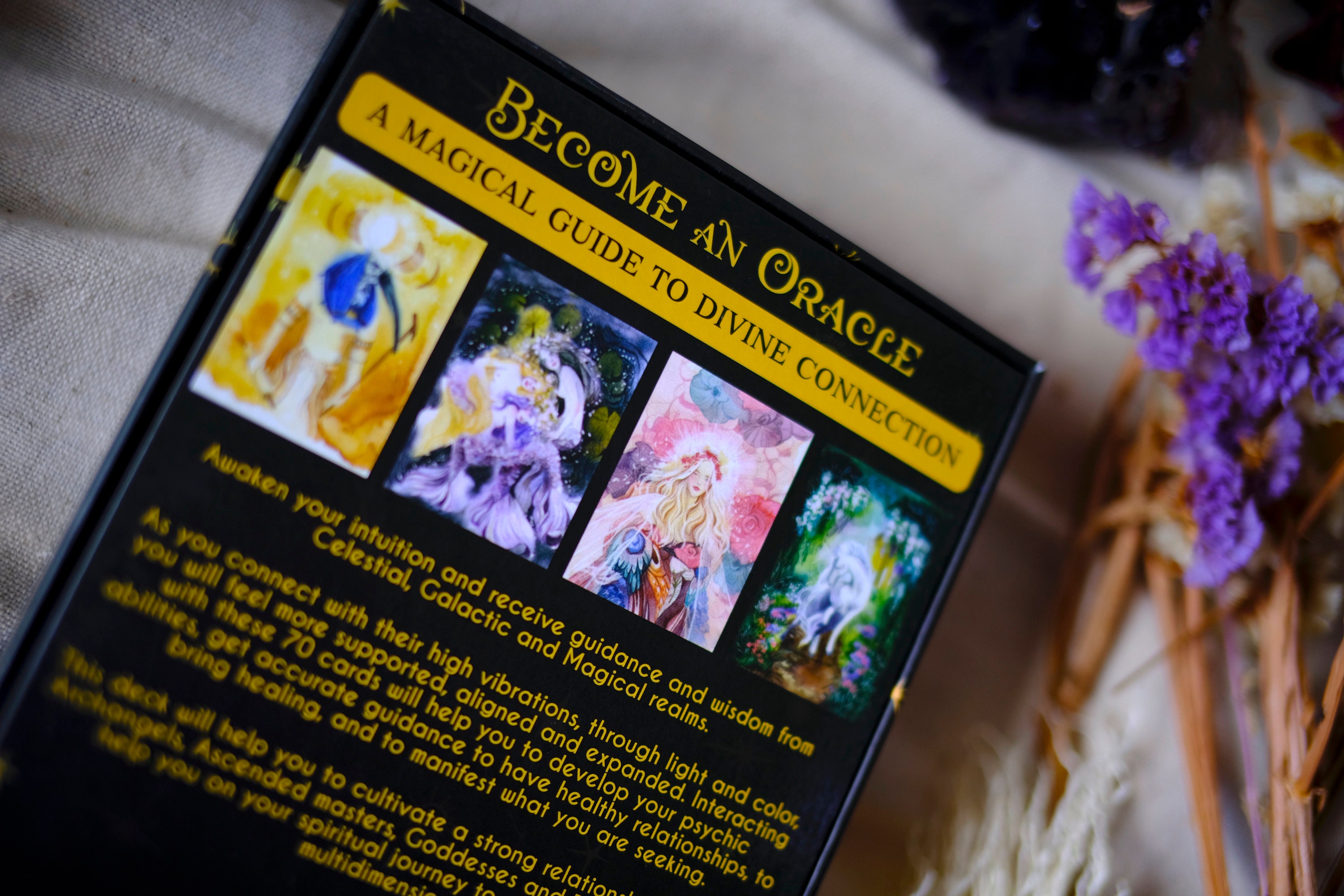 Become an Oracle, a Guide to Divine Connection Cards L Goddess Gods ...