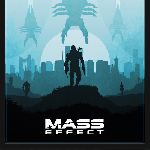 Mass Effect Pop Art Inspired Poster - Etsy
