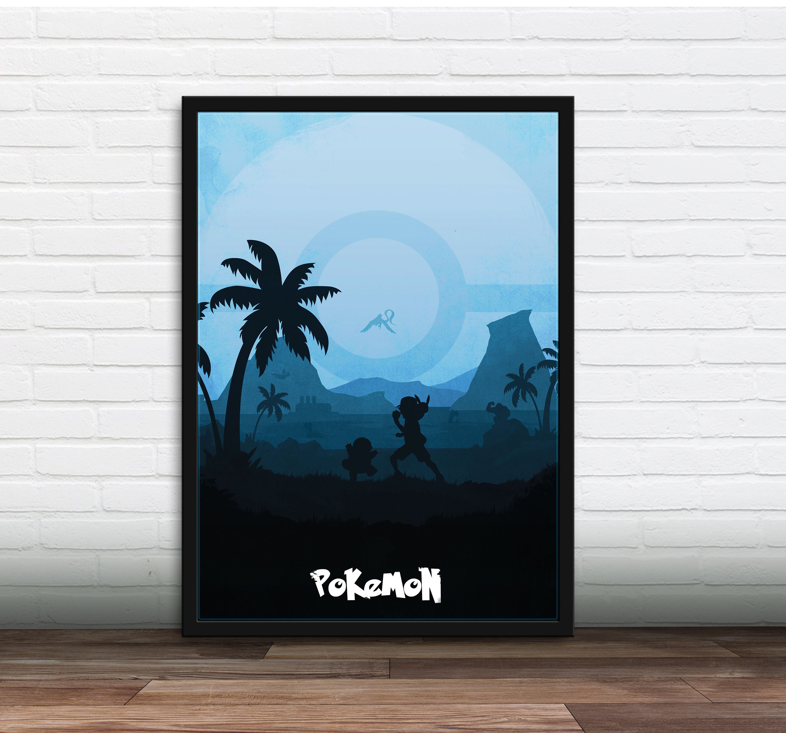 Minimalist Video Game Poster - Pokemon , Art Print, Gamer Gift, Gift ...