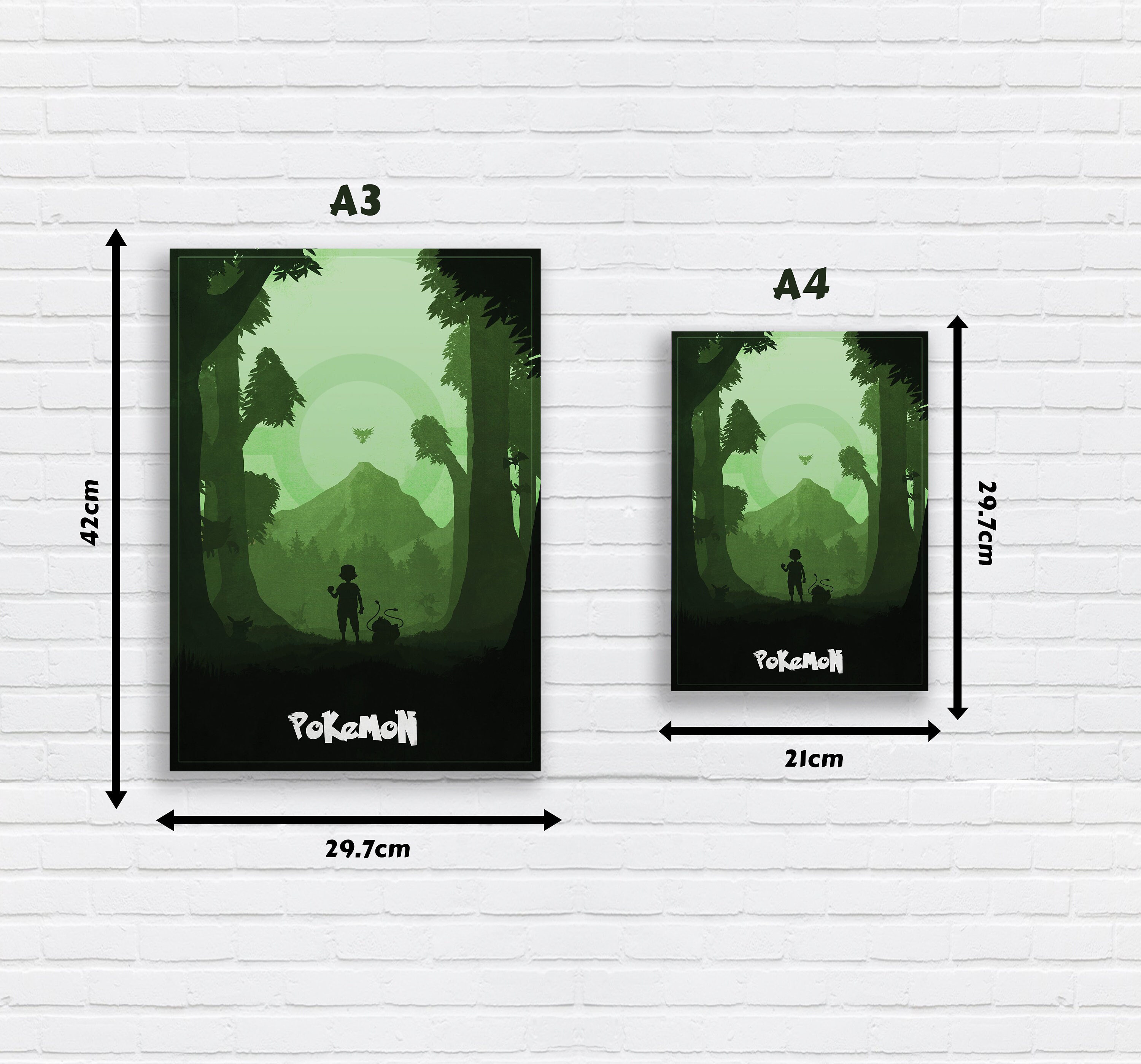 Minimalist Video Game Poster Pokemon Art Print Gamer - Etsy