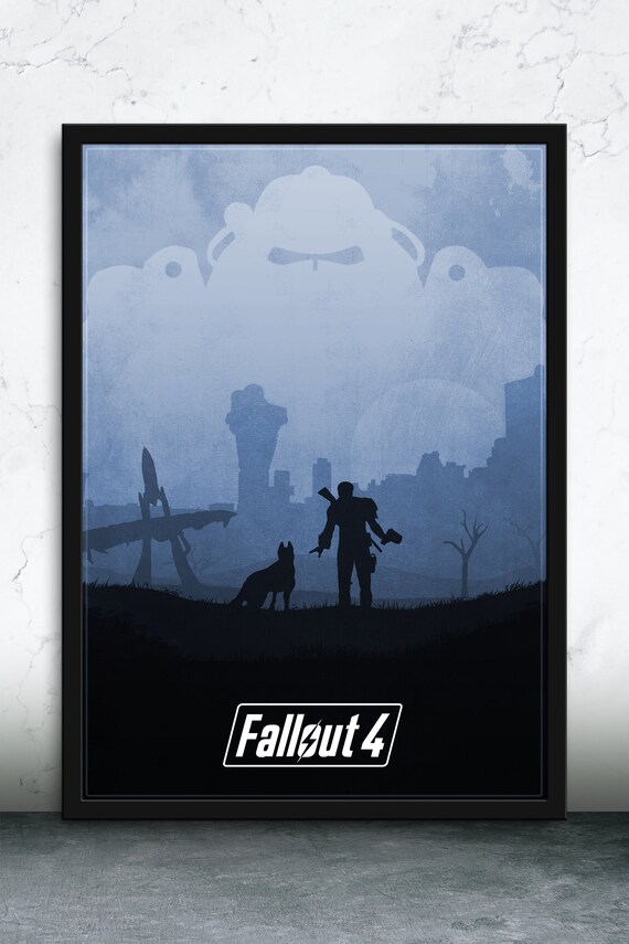 Minimalist Video Game Poster Fallout 4 - Etsy