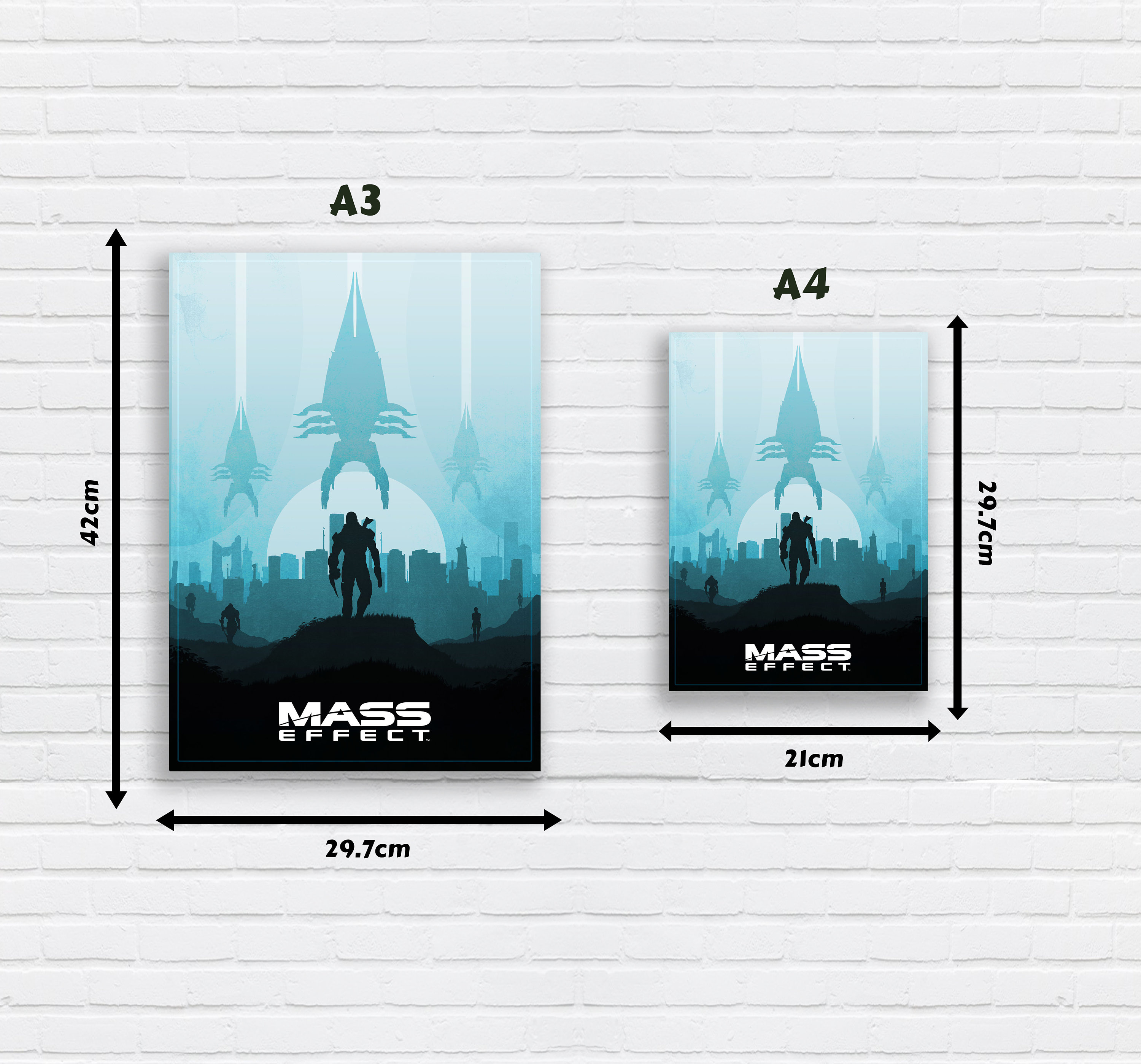 Minimalist Video Game Poster Mass Effect Art Print Gamer - Etsy