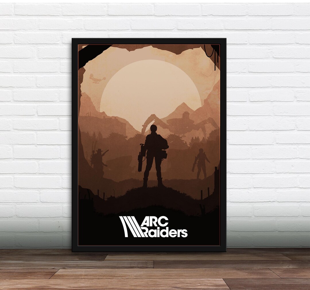 Minimalist Video Game Poster - Arc Raider, Art Print, Gamer Gift, Gift ...