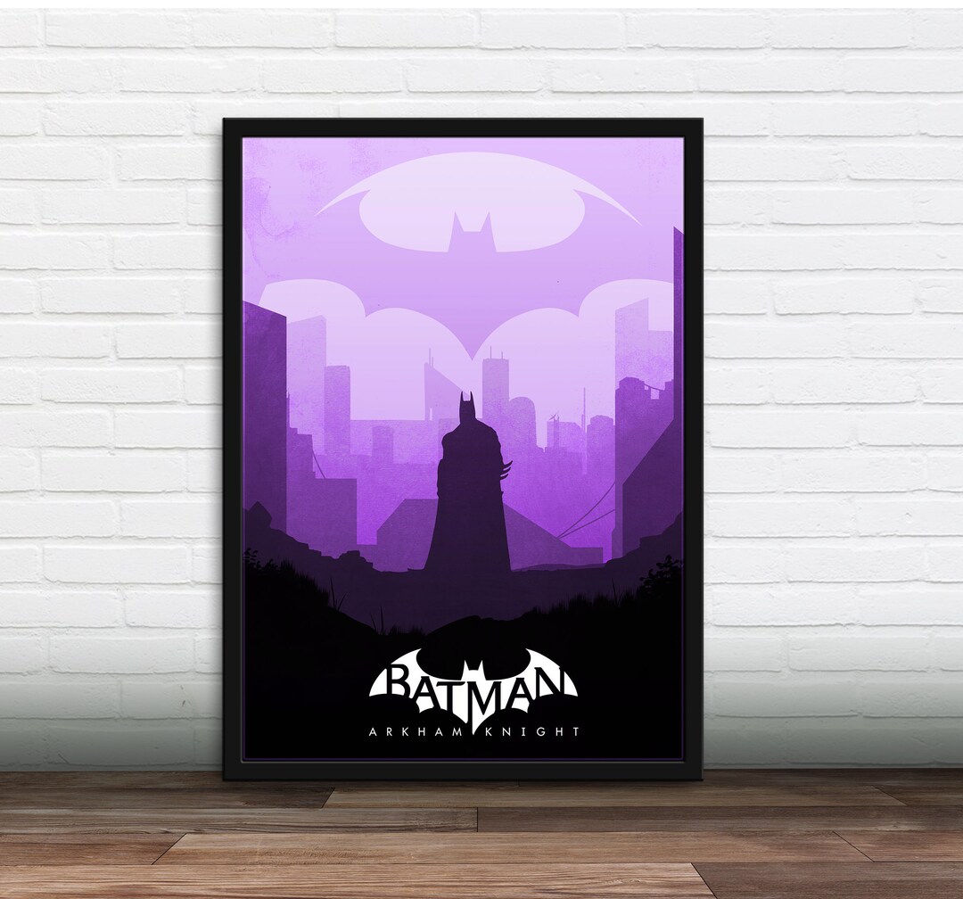 Minimalist Video Game Poster - Bman , Art Print, Gamer Gift, Gift for ...
