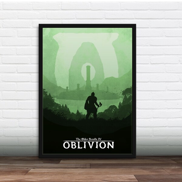 Oblivion Elder Scrolls Poster - Etsy