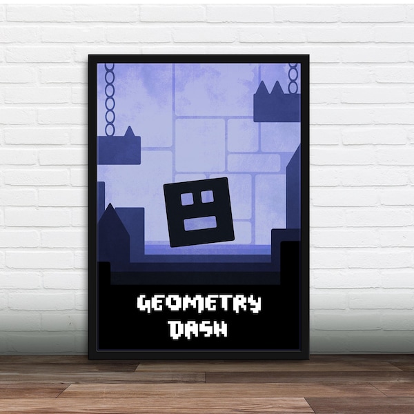 Geometry Dash Poster - Etsy