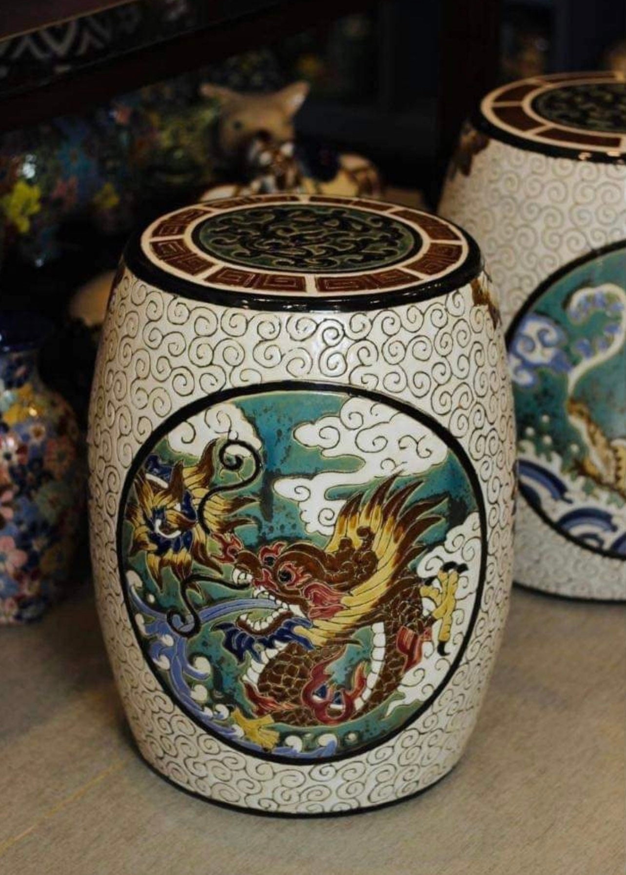 Very Unique Handmade Stool Beautiful Engraved Item and Limited Quantity ...