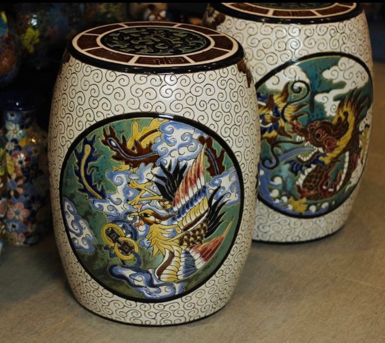 Very Unique Handmade Stool Beautiful Engraved Item and Limited Quantity ...