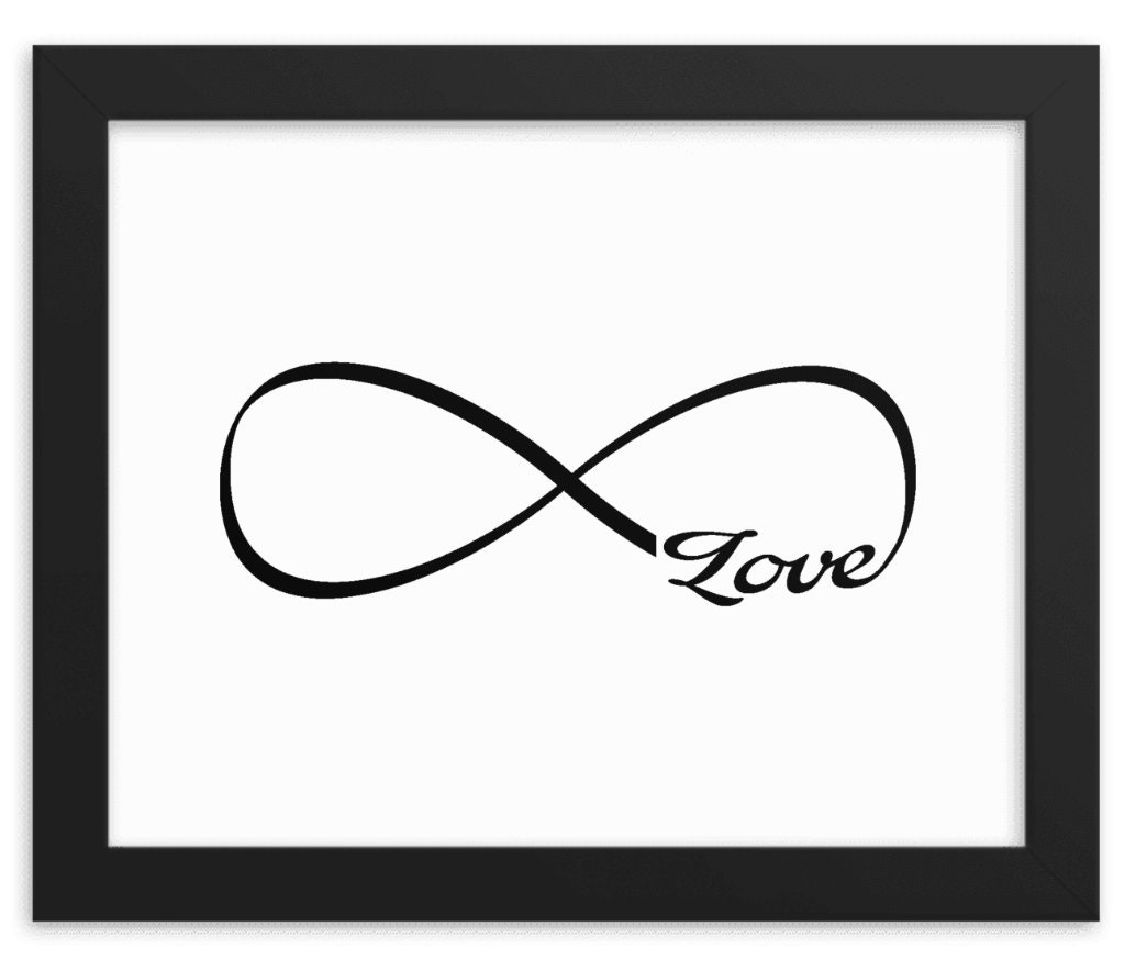 Infinity Love Instant Download PNG, JPG, PDF, Tiff Digital Download - Etsy