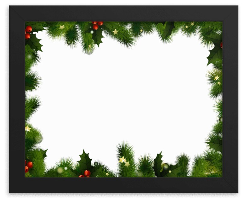 Christmas Frame Instant Download PNG JPG PDF Digital - Etsy Australia