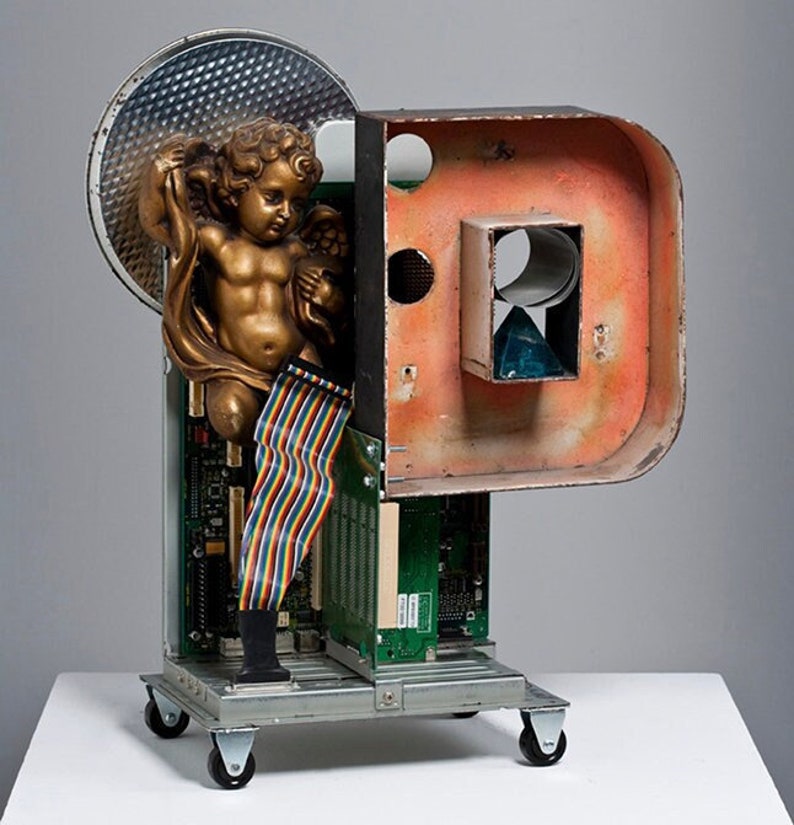 David, an Original Randy Burman Mixed-media Assemblage Artwork - Etsy