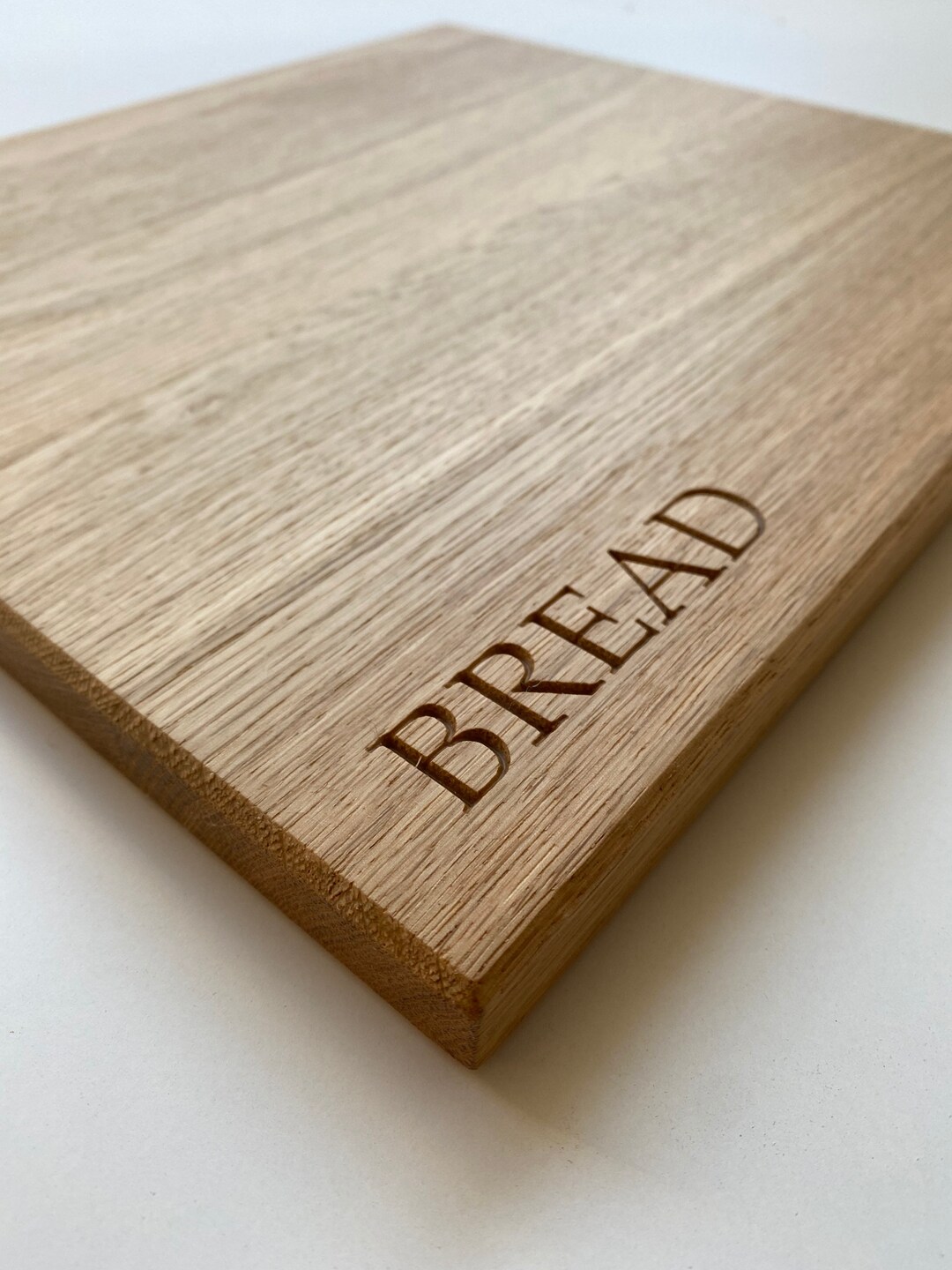 Oak Bread Board | Handmade Solid Oak Bread Board | Bespoke Cutting ...