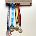 Medal Display Rail | Personalised Engraved Medal Hanger | Bespoke Medal ...