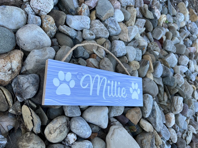 Pet Name Sign Custom Dog Name Sign Personalized Cat Name - Etsy