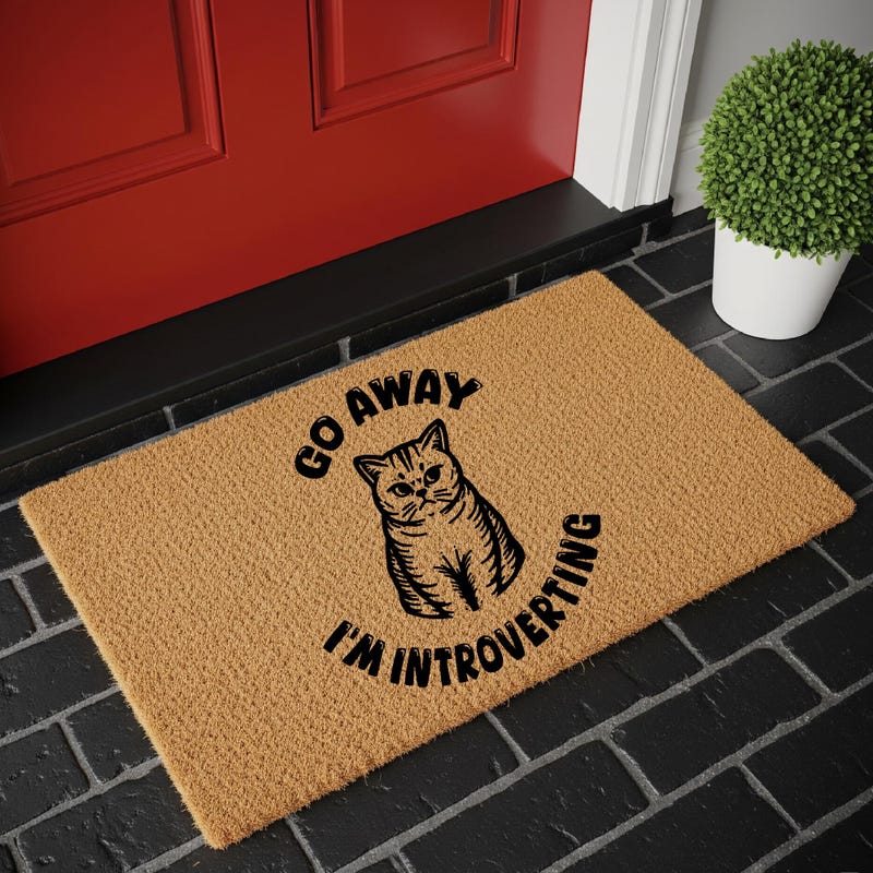 Cat Door Mats Outdoor - Etsy