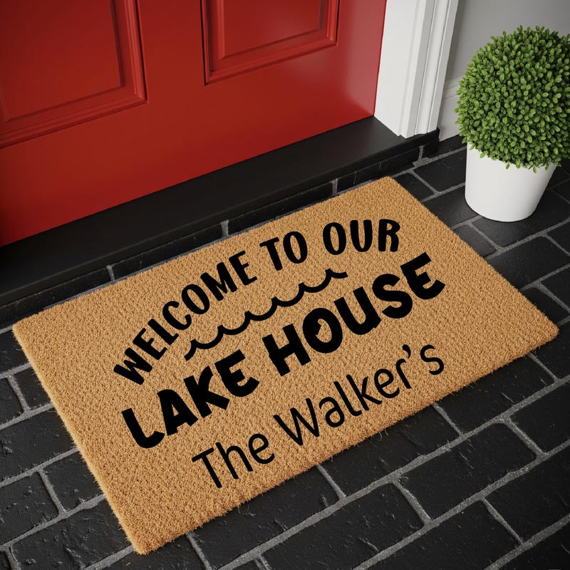 Lake House Doormat - Etsy
