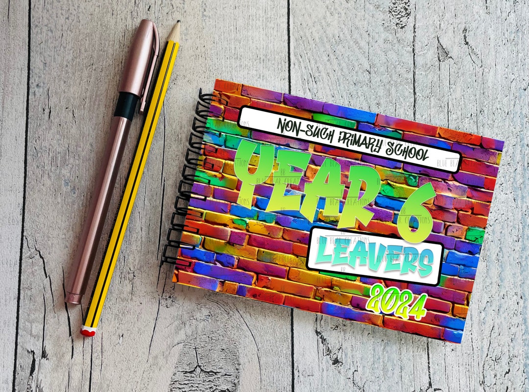 Graffiti Style Leavers Book A6 Memory Book Year 6 Personalised - Etsy