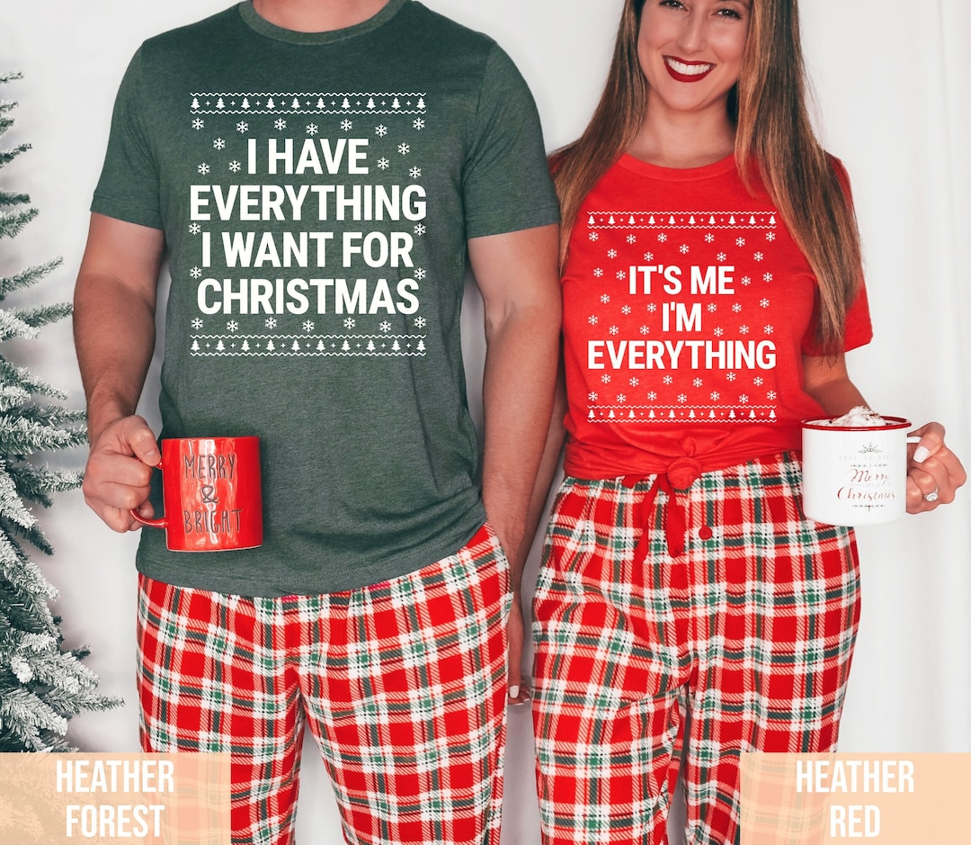 I Have Everything I Want for Christmas Shirt, It's Me I'm Everything ...
