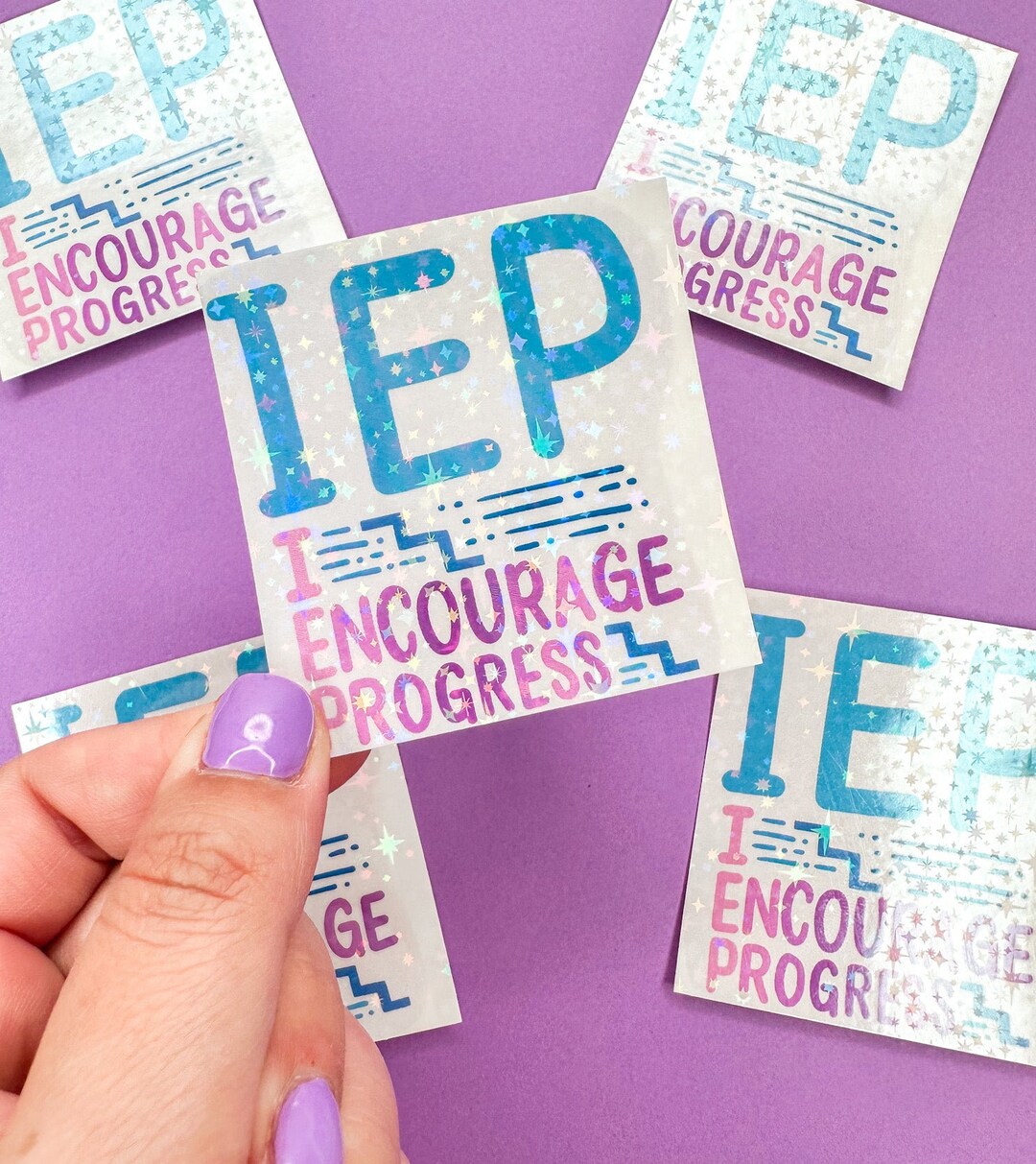 Iep Sticker Iep I Encourage Progress Sticker Teacher Sticker Sped ...