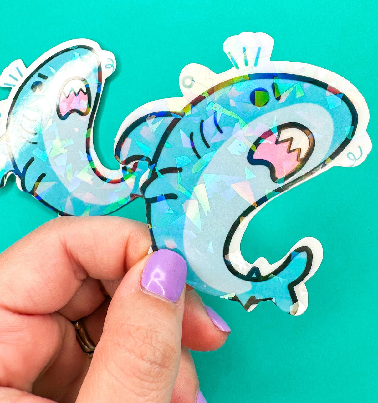 Grumpy Great White Shark Shark Sticker Ocean Great White - Etsy