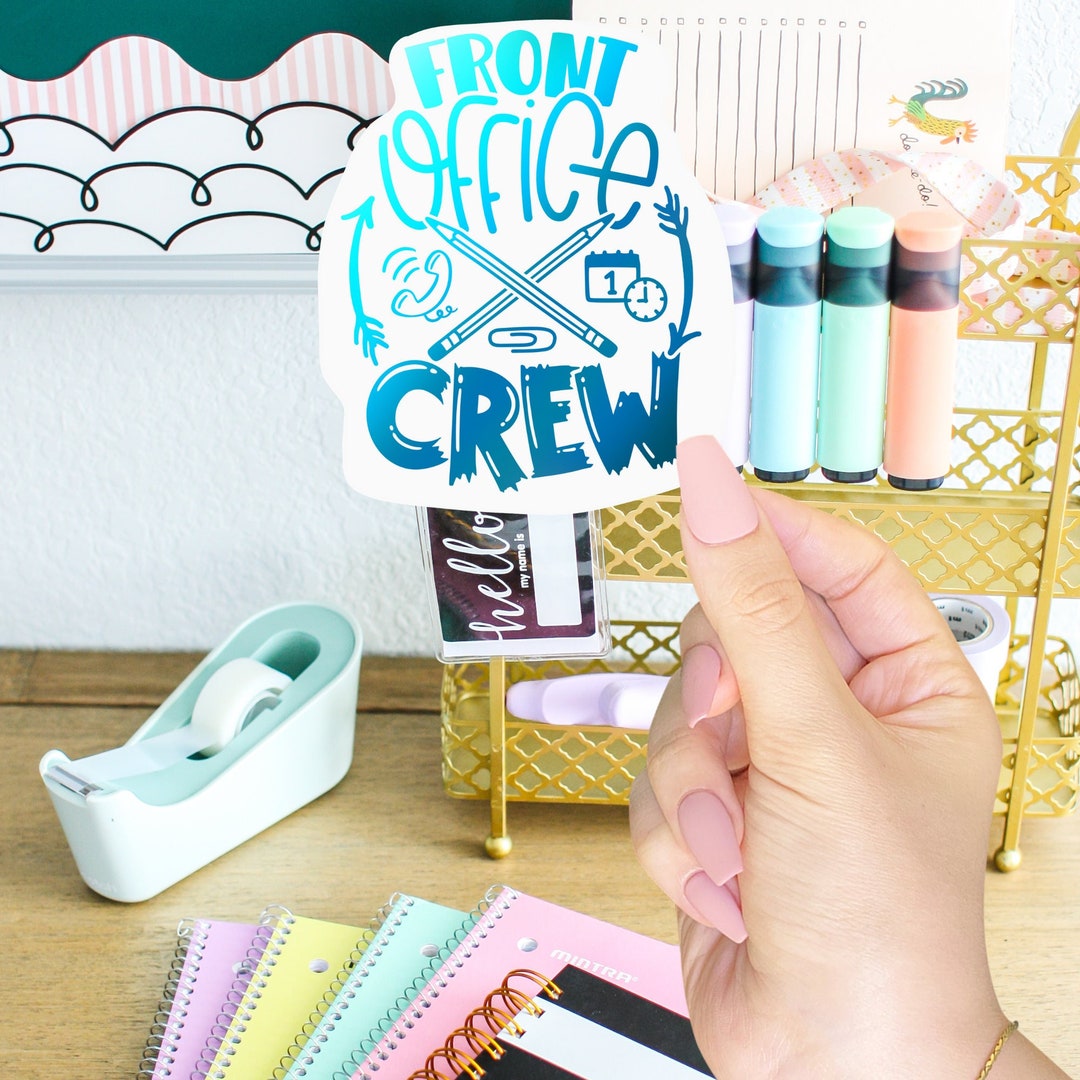Front Office Sticker - Front Office Crew - Front Office Support ...