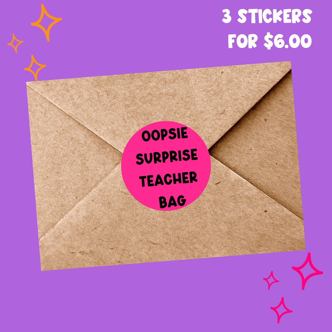 B-grade Sticker: Teacher Pack Oops Mystery Sticker Bundle, Oopsie Stickers, B Grade Stickers ...