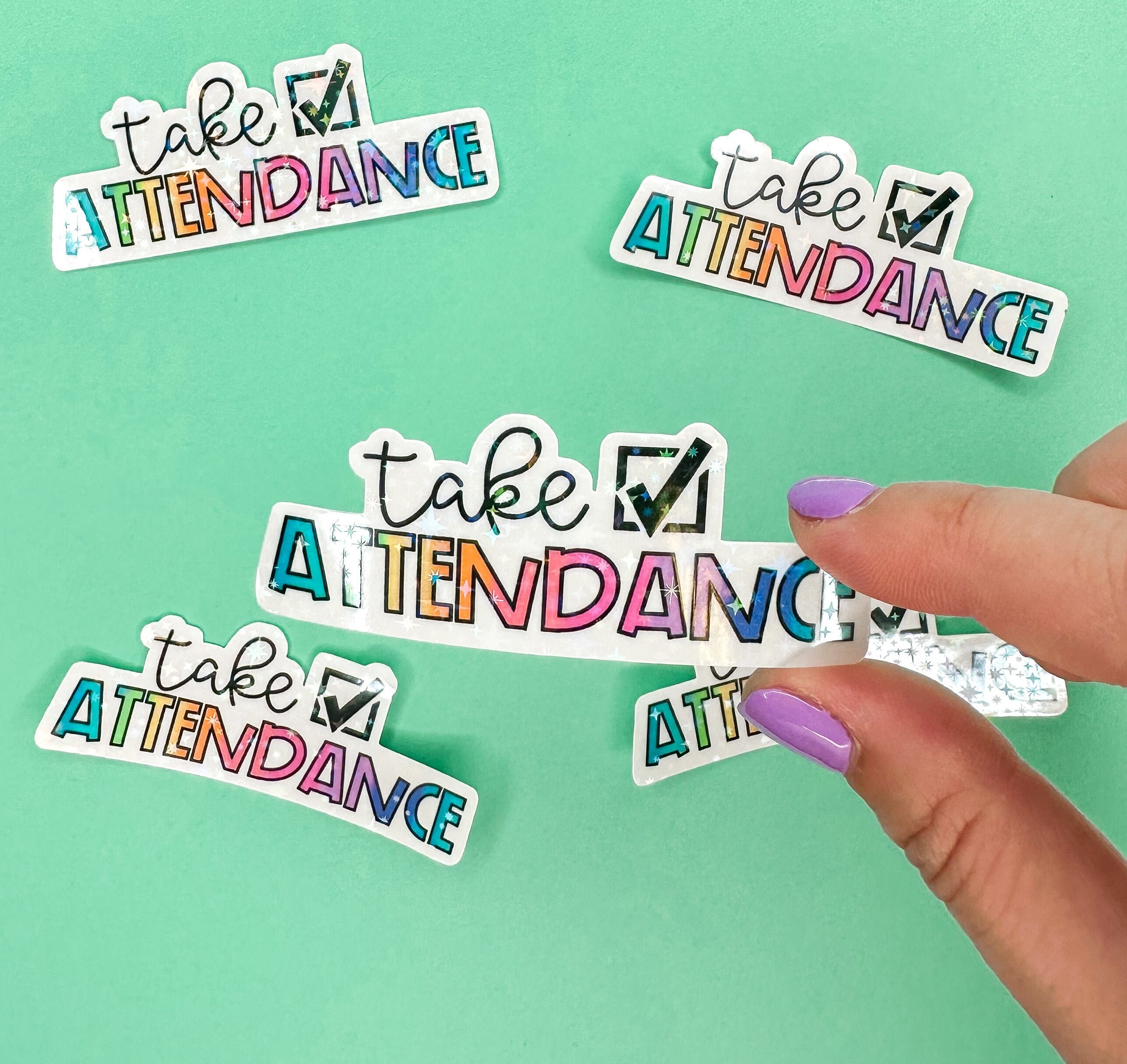 Take Attendance Teacher Teacher Sticker Learning Teacher Sticker - Etsy