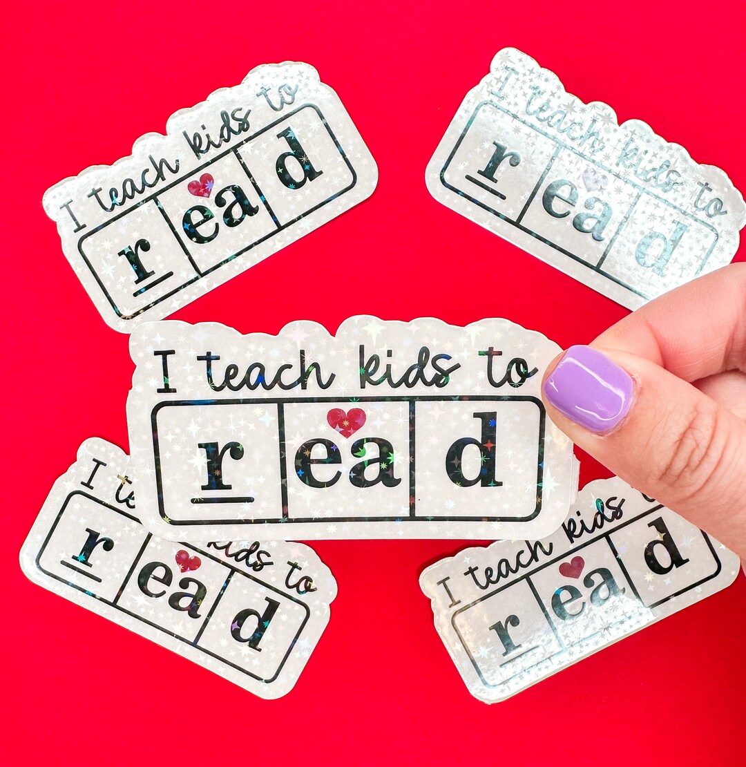 I Teach Kids to Read - Teacher Sticker - Reading Sticker - Reading ...