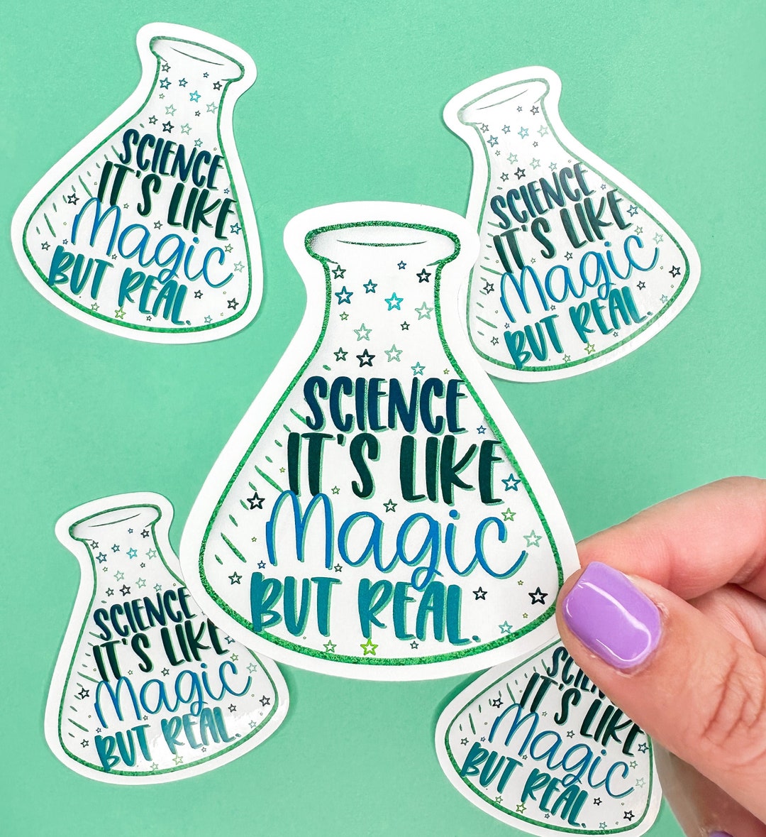 Science It's Like Magic but Real Sticker - Science Teacher - Teacher ...