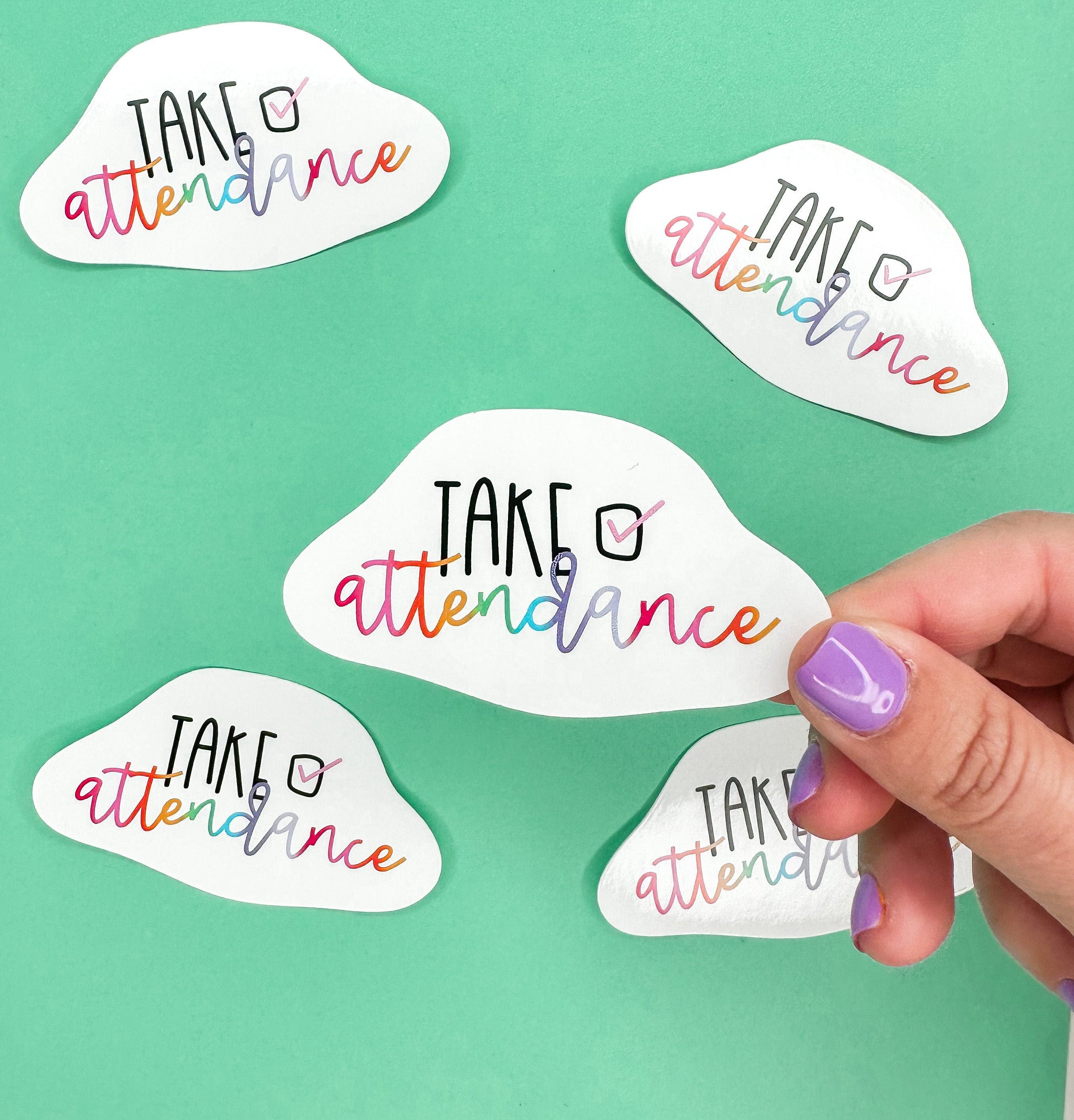 Take Attendance Teacher Teacher Sticker Learning Teacher Sticker - Etsy