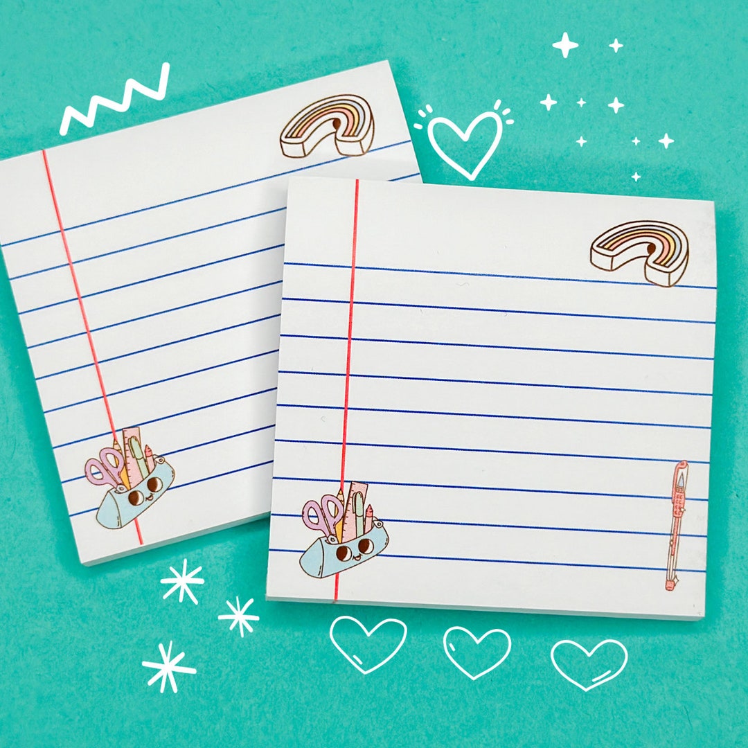 Sticky Notes for Teachers - Retro School Supplies Teaching Teacher ...