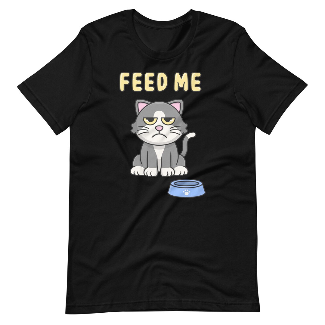 Grumpy Cat T-shirt, Feed Me Grumpy Cat Tee, Funny Grumpy Cat Shirt - Etsy