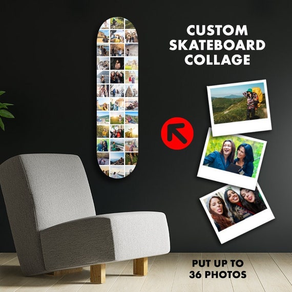 Custom Collage Skateboard Deck Create Your Own Custom - Etsy