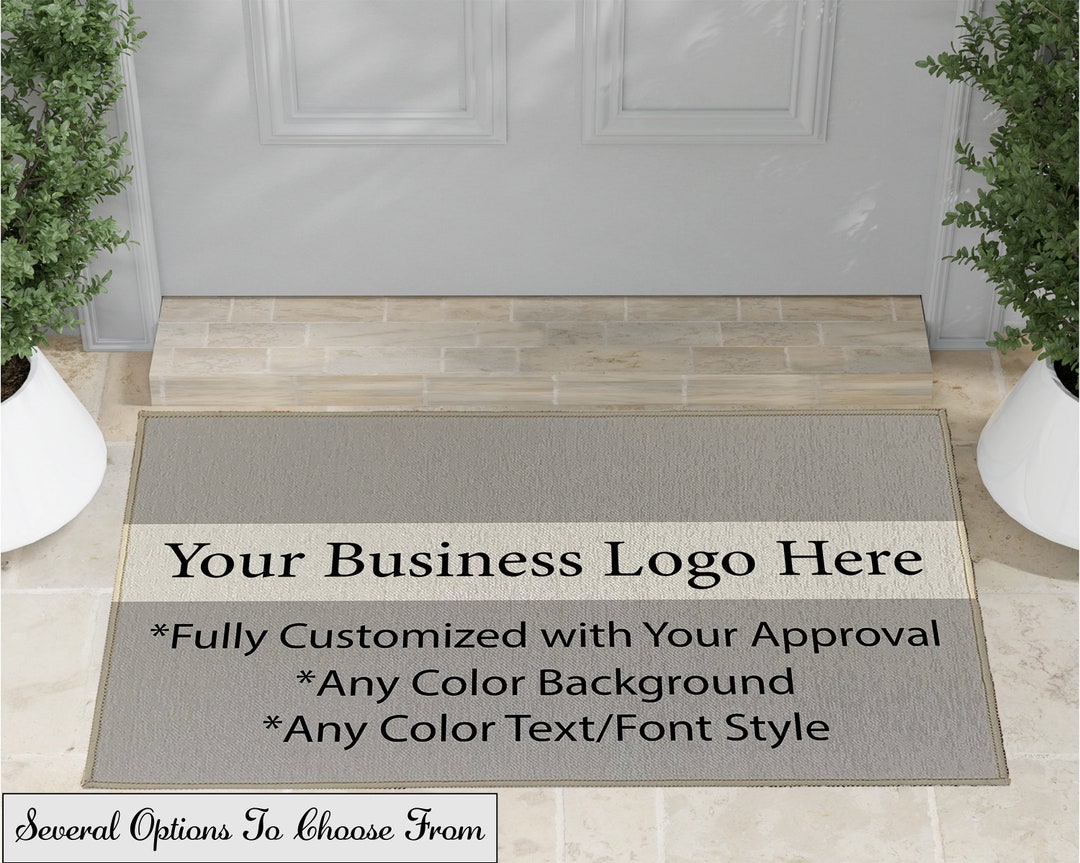 Business Welcome Mat | Personalized Company Mat | Indoor Outdoor Mat ...