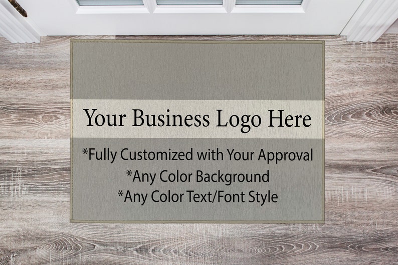 Business Welcome Mat Personalized Company Mat Indoor - Etsy