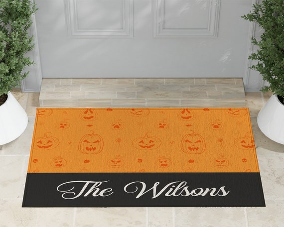 Halloween Door Mat Spooky Mat Indoor Outdoor Door Mat - Etsy