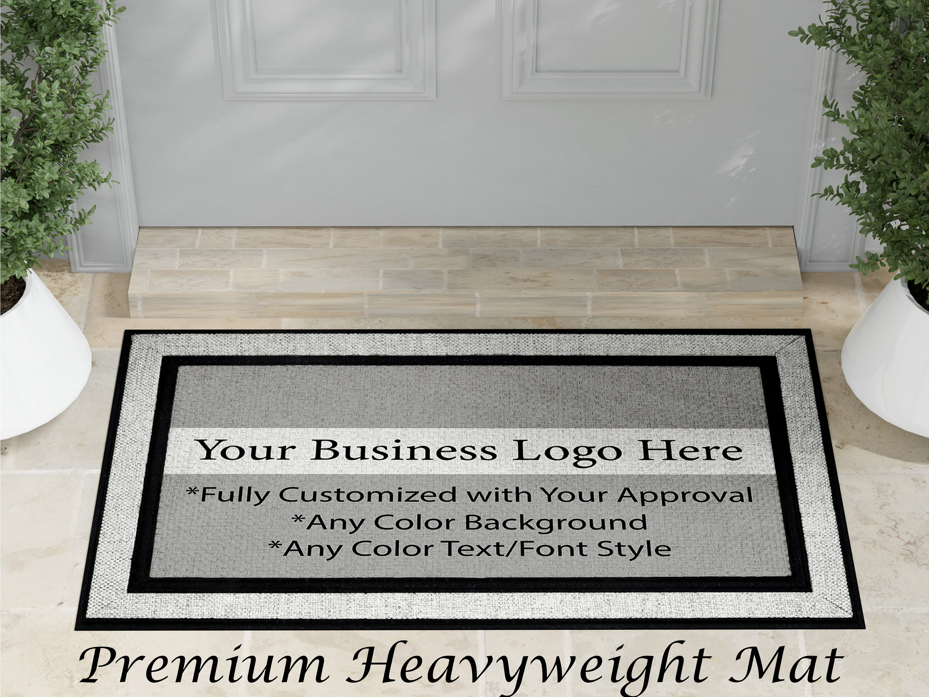 Business Welcome Mat | Personalized Company Mat | Indoor Outdoor Mat ...