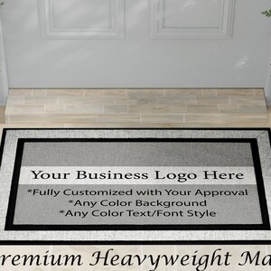 Business Welcome Mat | Personalized Company Mat | Indoor Outdoor Mat ...