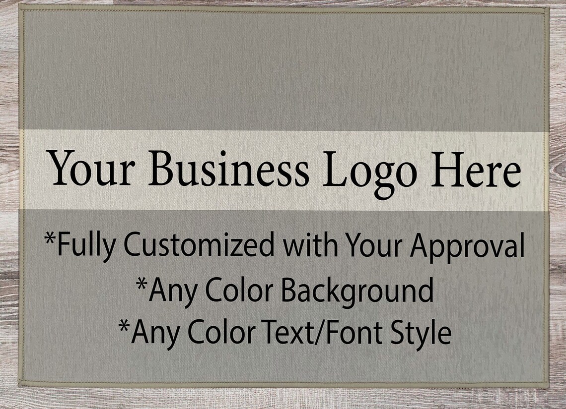 Business Welcome Mat Personalized Company Mat Indoor - Etsy