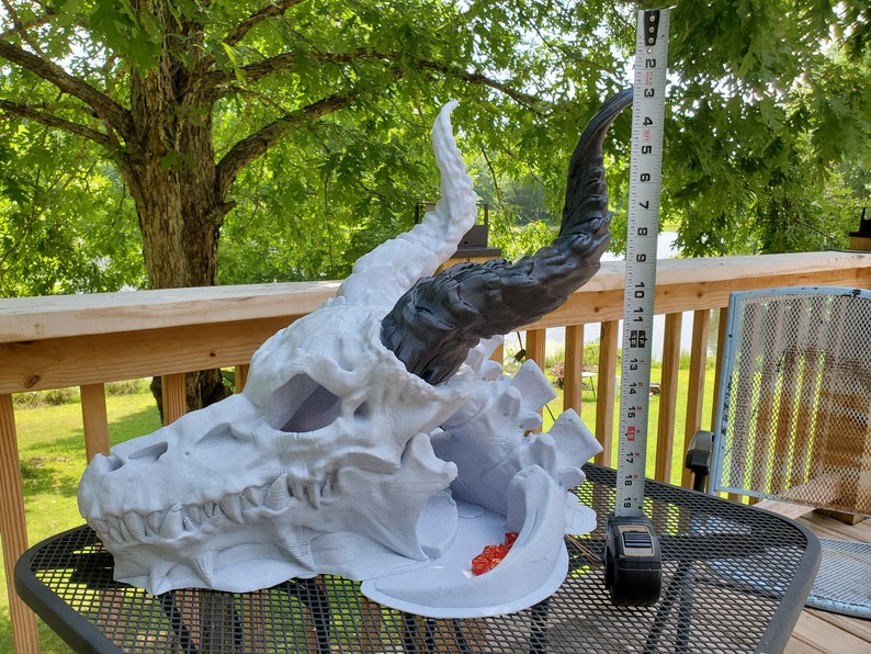 Super BIG Dragon Skull Dice Tower! - Etsy
