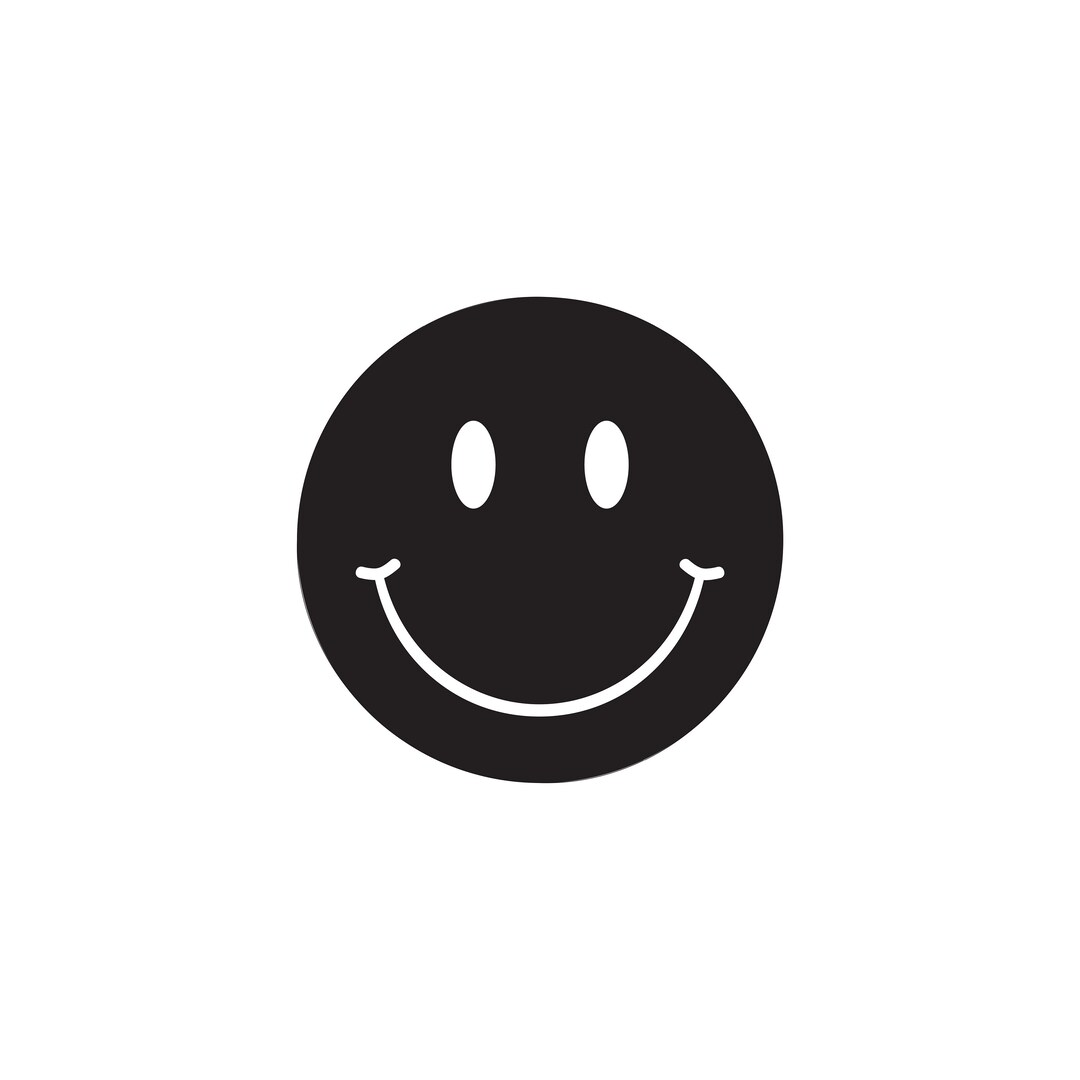 Smiley Face Filled Digital Download SVG, PNG, JPEG, Pdf, Eps - Etsy