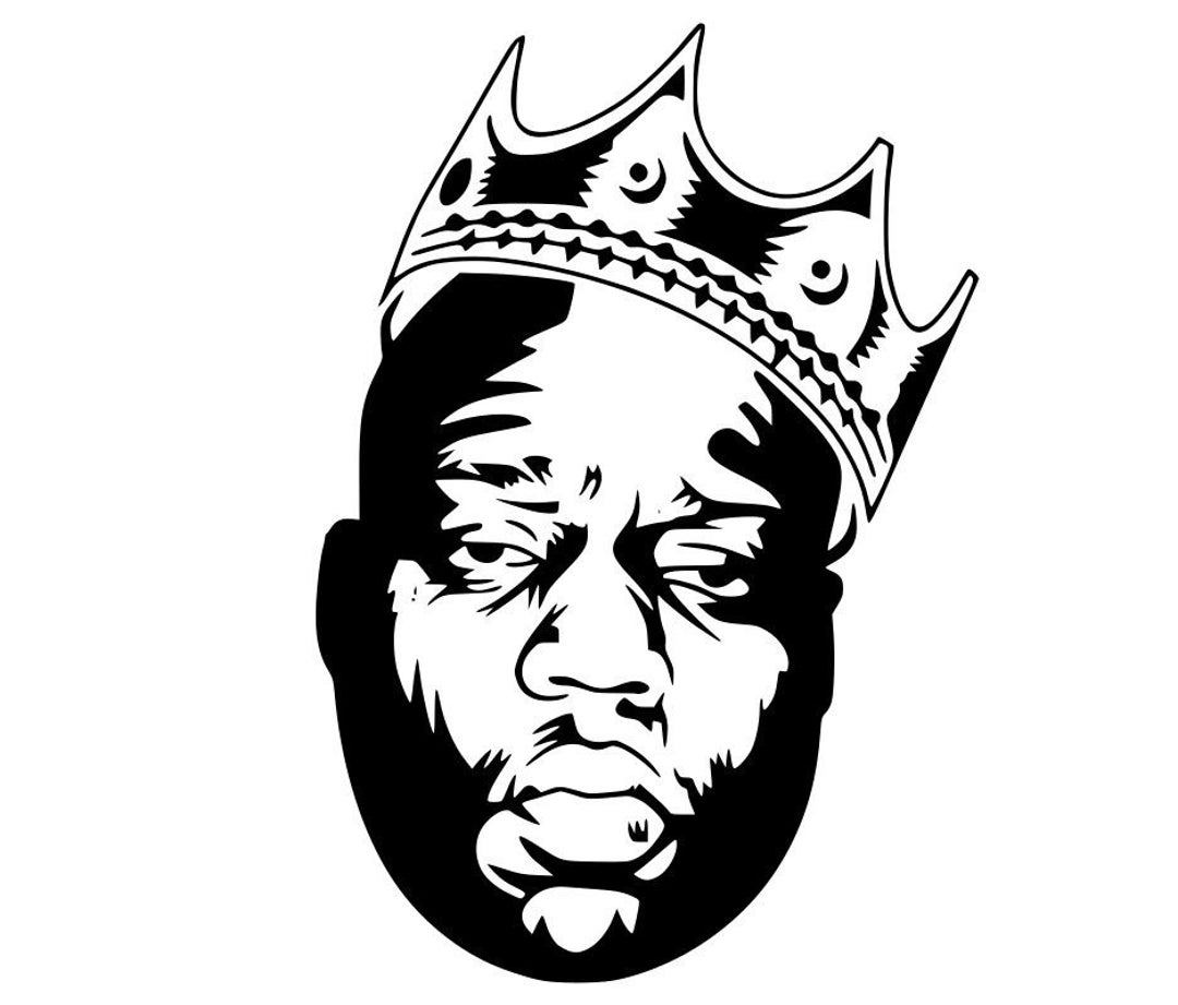 Biggie Smalls Svg Rapper Svg Hip Hop Svg Dxf Eps Cricut Etsy