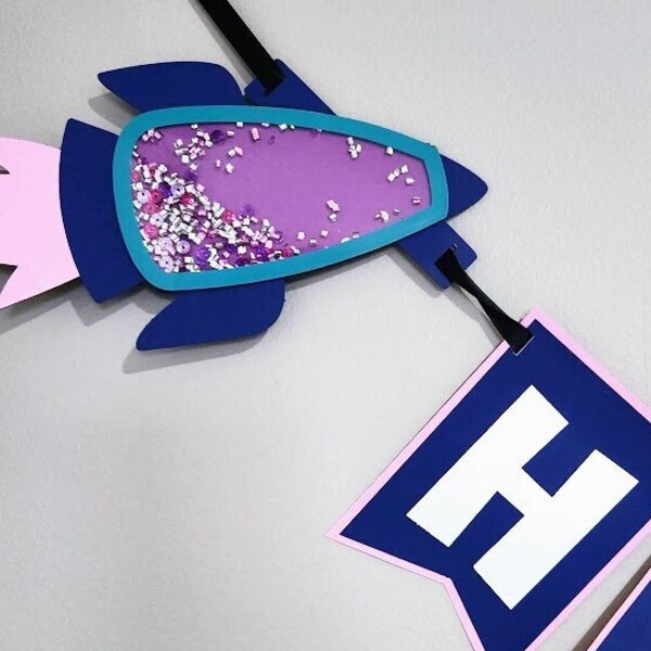 Galaxy Birthday Banner - Etsy