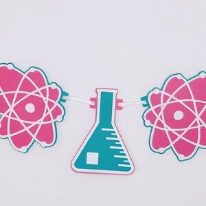 Science Birthday Garland Science Birthday Banner Science Mad Scientist ...