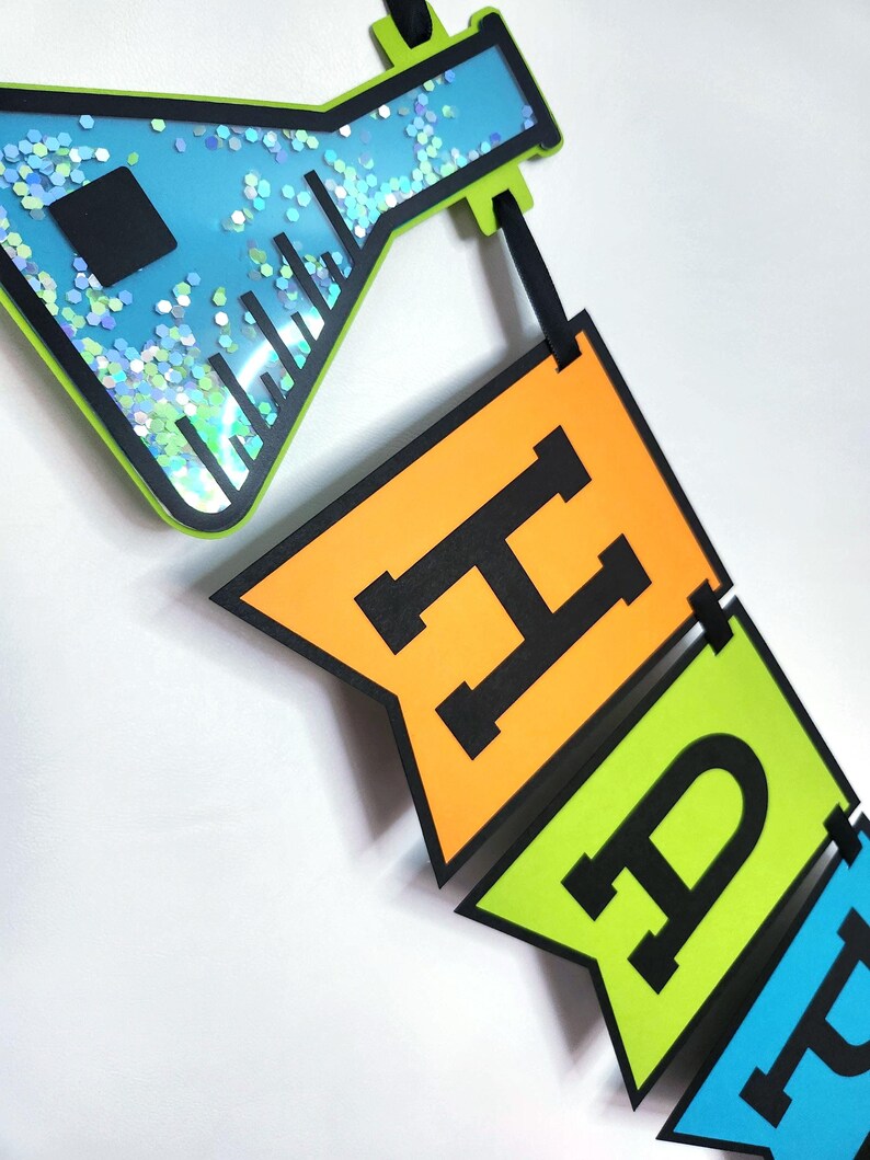 Mad Science Birthday Party - Science Birthday Banner - Scientist ...
