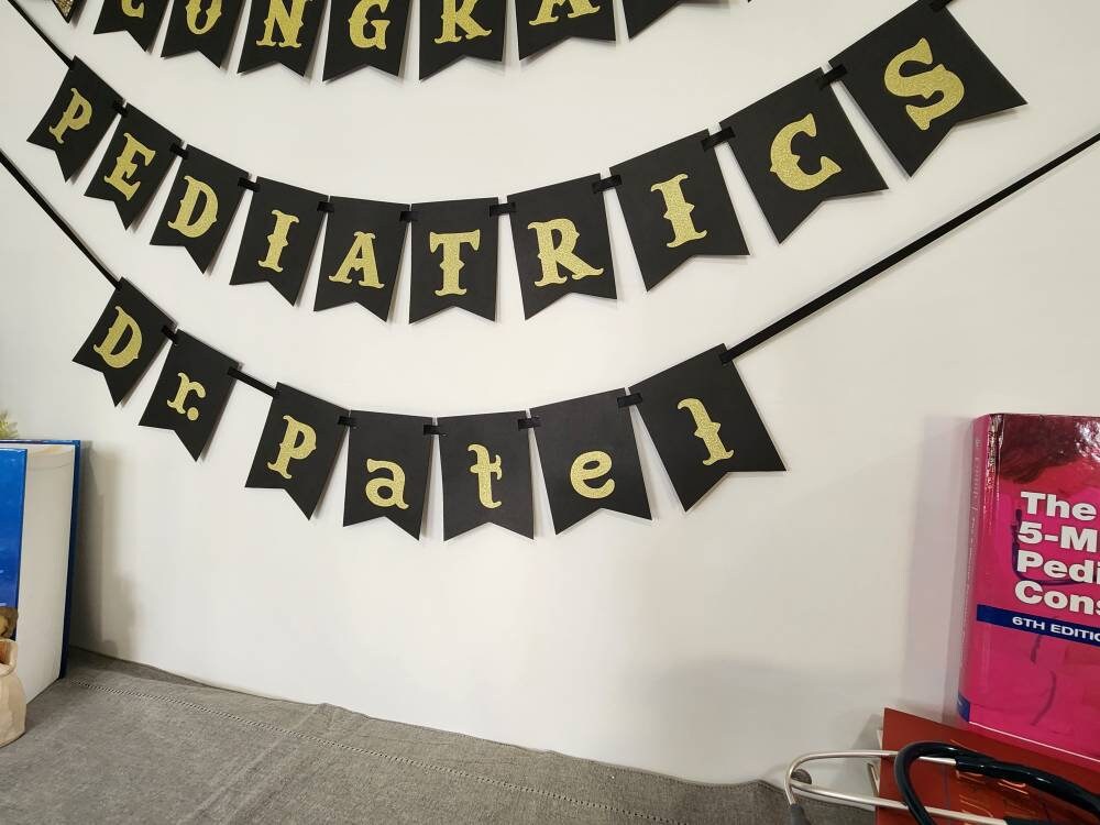 Pediatric Residency Graduation Banner Pediatrics Match Day Banner ...