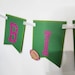 Football Birthday Banner Girl Pink Football Banner Pink First Football ...