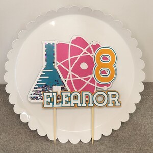 Handmade Custom Science Birthday Cake Topper - Science Party - Mad ...