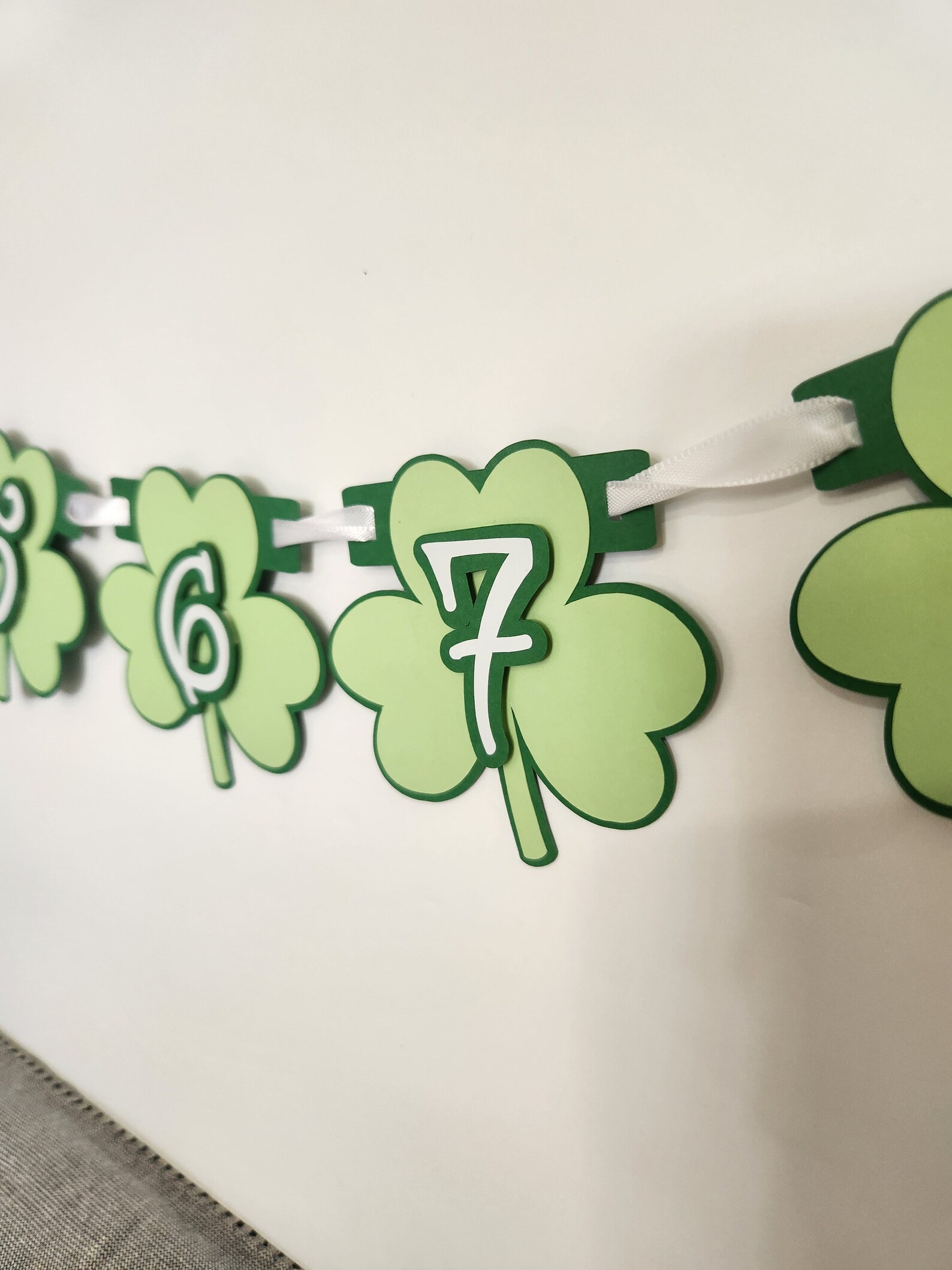 Lucky One Milestone Birthday Banner Monthly Milestone St Patrick's ...